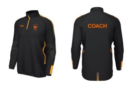 COACH - Black/Amber Edge pro team Midlayer - Embroidered Durham Phoenix ...