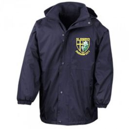 Navy Stormproof Coat - Embroidered St Joseph's RCVA Primary School ...